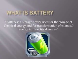 Recent advances in battery science and technology | PPTX