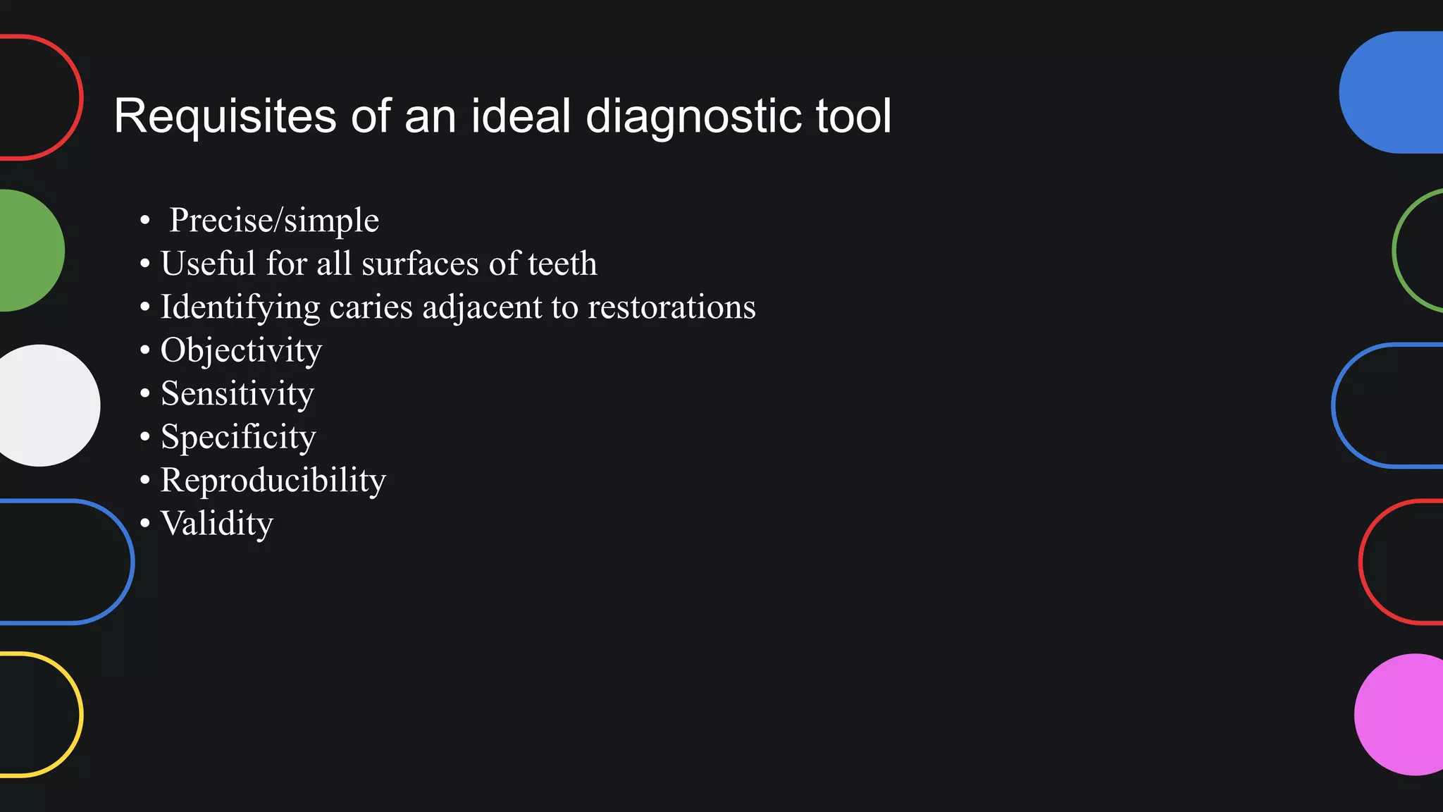 Recent advances in caries diagnosis | PPTX