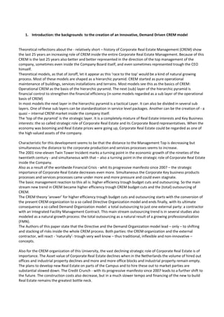 Recent advances in corporate real estate management paper | PDF