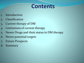 Recent advances in diabetes mellitus | PPTX