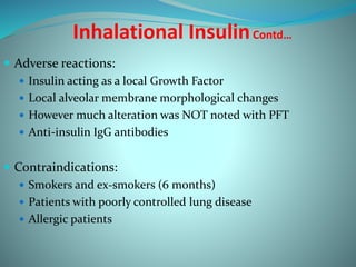 Recent advances in diabetes mellitus | PPTX
