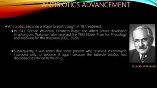 Recent advances in diagnosis and treatment of tuberculosis | PPTX
