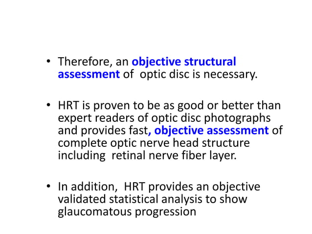 Recent advances in diagnosis of glaucoma | PPTX | Eye and Vision ...