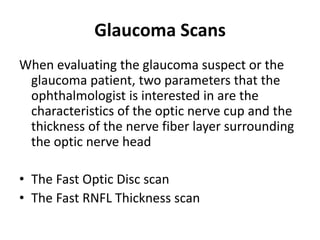 Recent advances in diagnosis of glaucoma | PPT