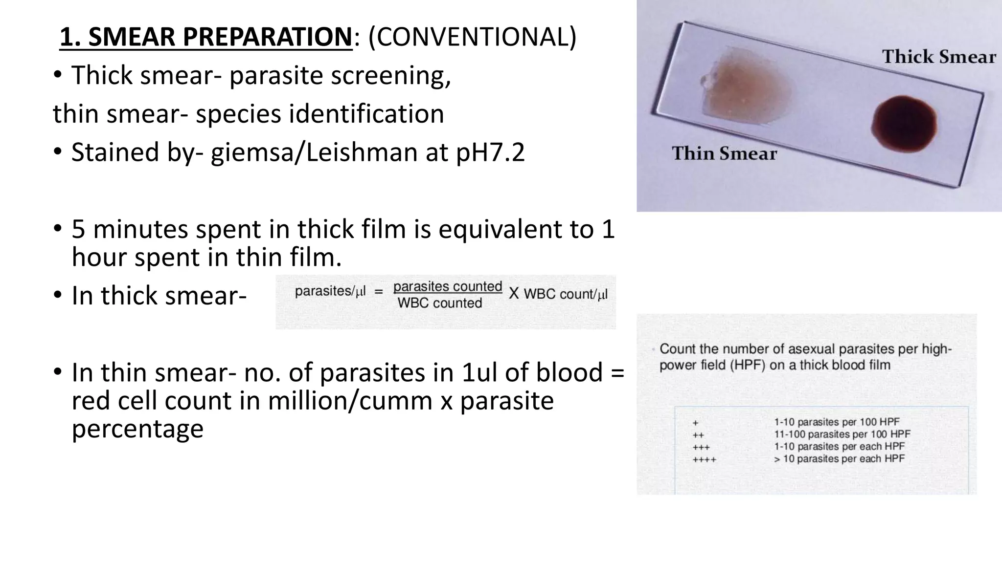 Recent advances in diagnosis of hemoparasite infections | PPTX
