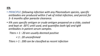 Recent advances in diagnosis of hemoparasite infections | PPTX