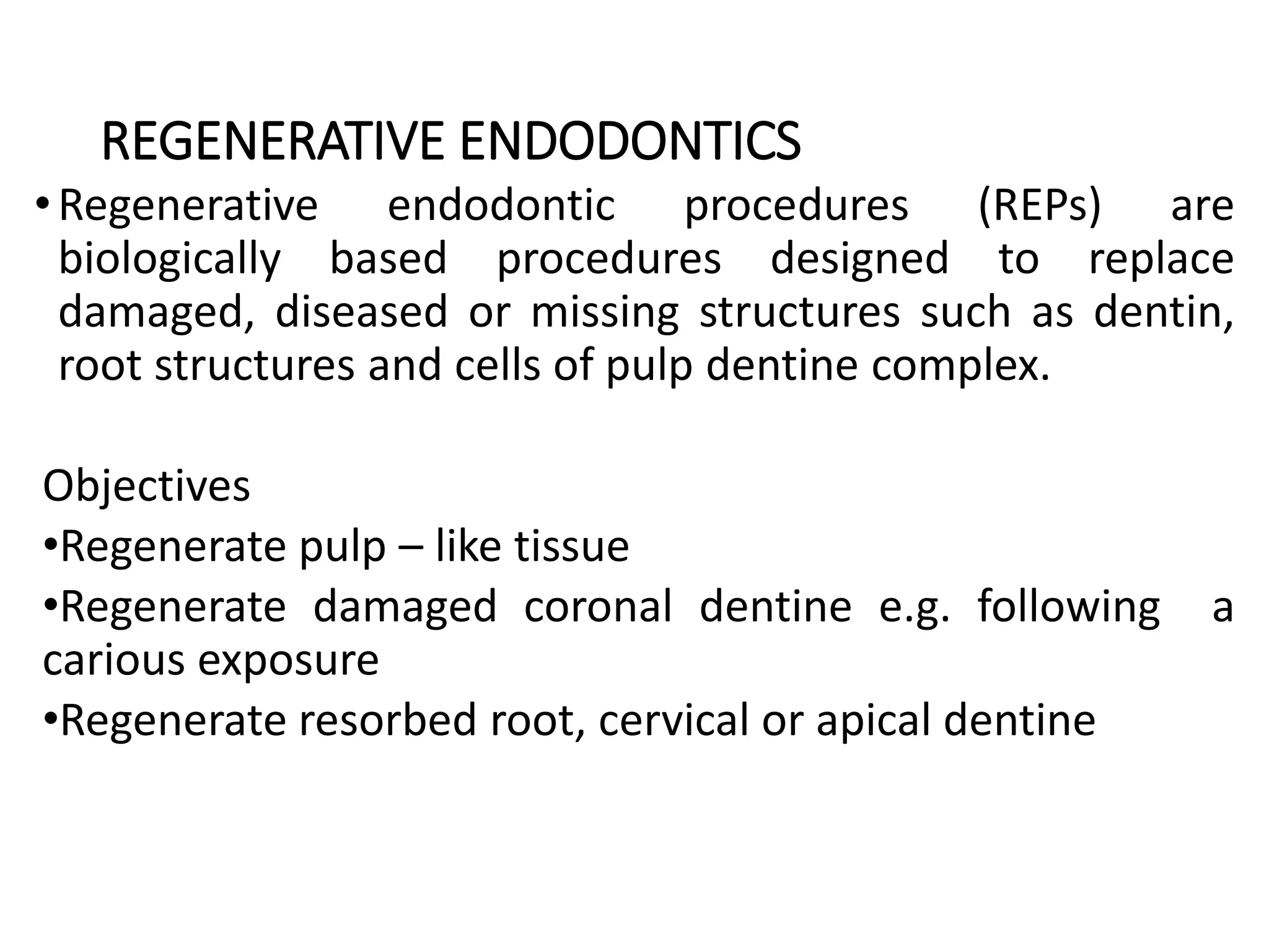 Recent advances in endodontics | PPTX