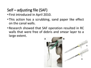 Recent advances in endodontics | PPTX