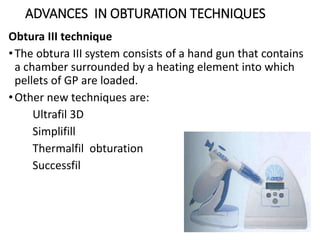 Recent advances in endodontics | PPTX