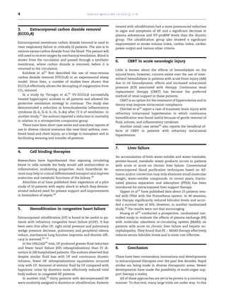 Recent advances in extracorporeal therapies | PDF | Blood Disorders ...