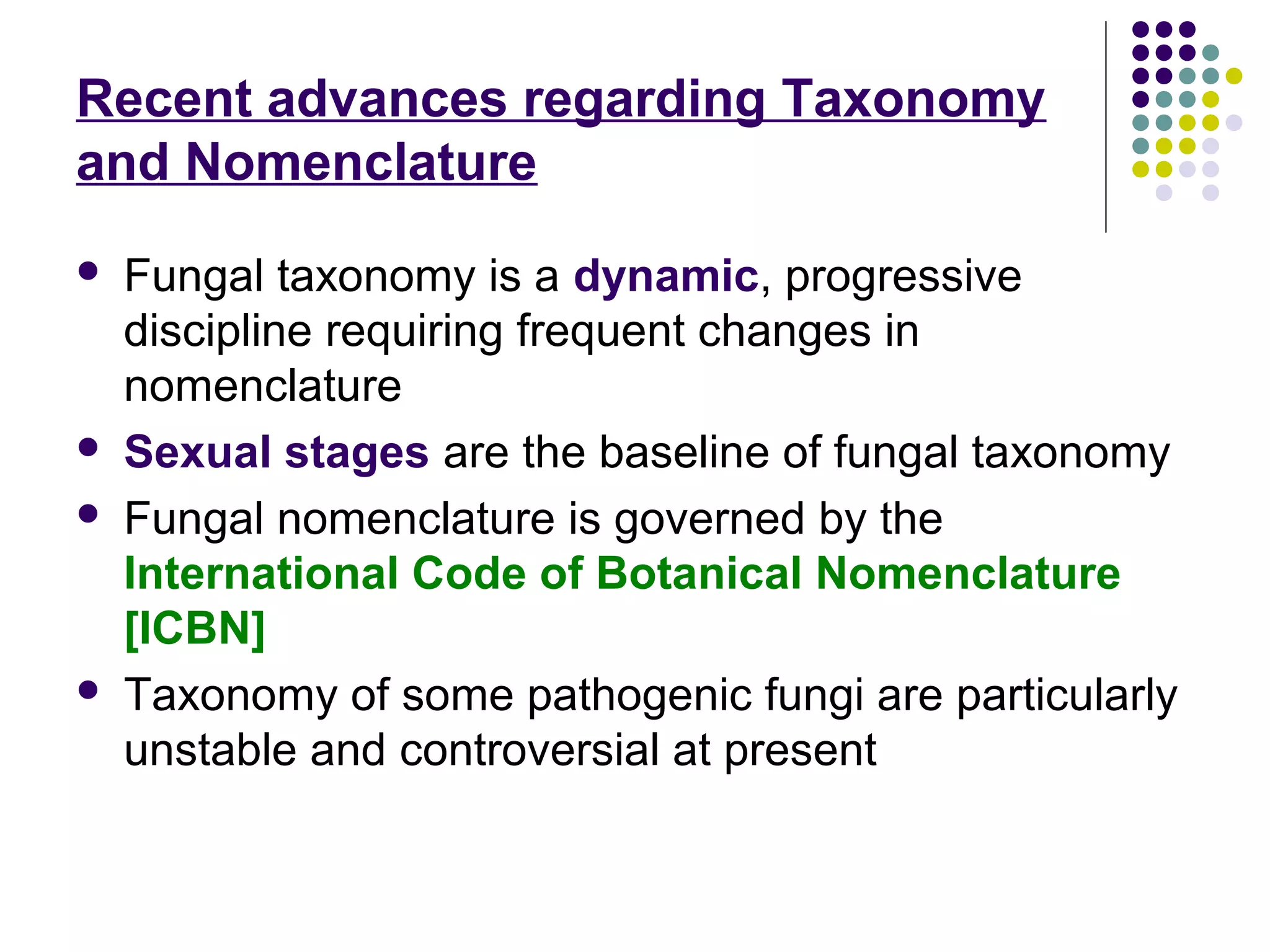 Recent advances in fungal infections | PPT