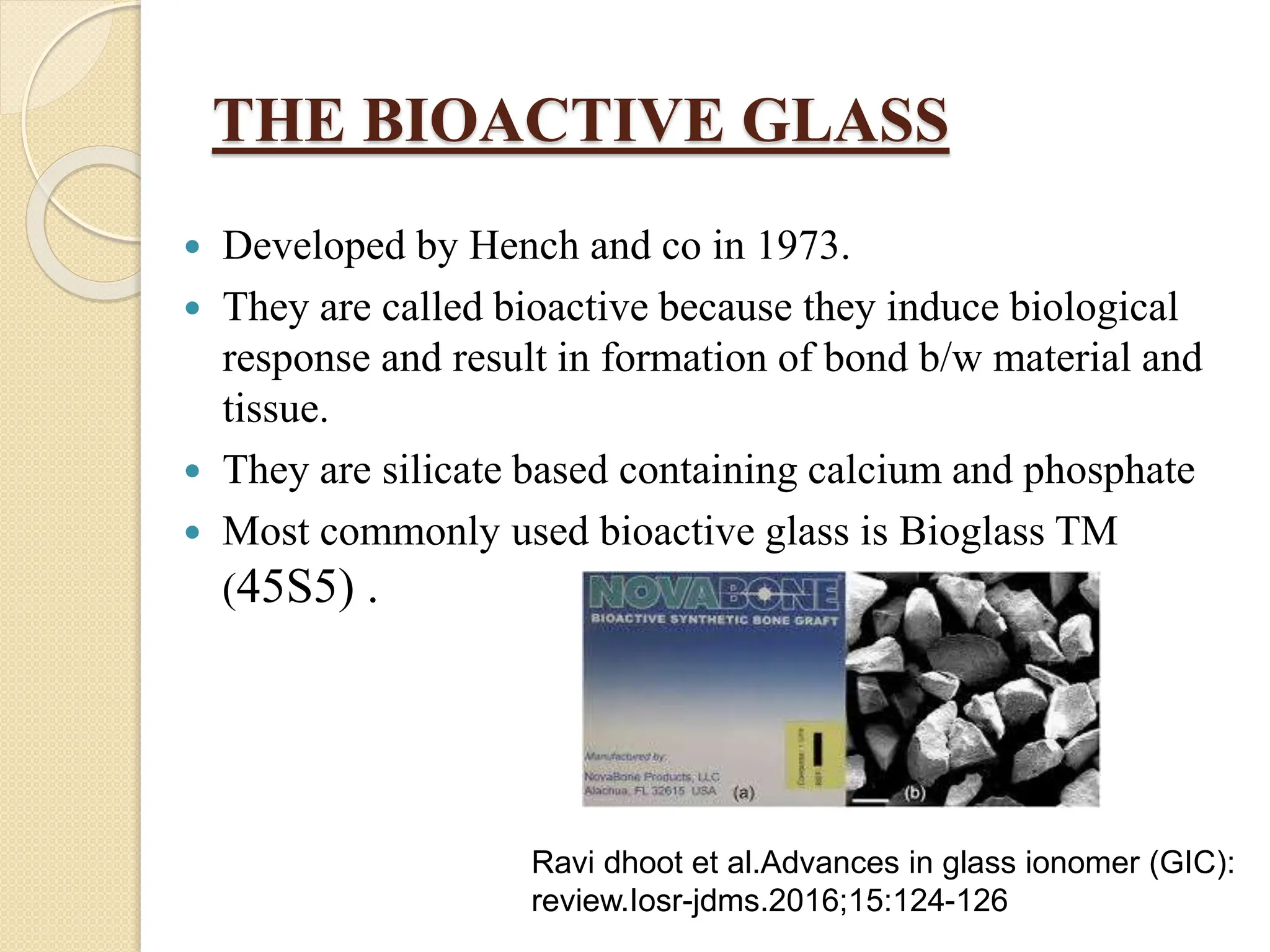 RECENT ADVANCES IN GIC.ppt glass ionomer cement | PPTX