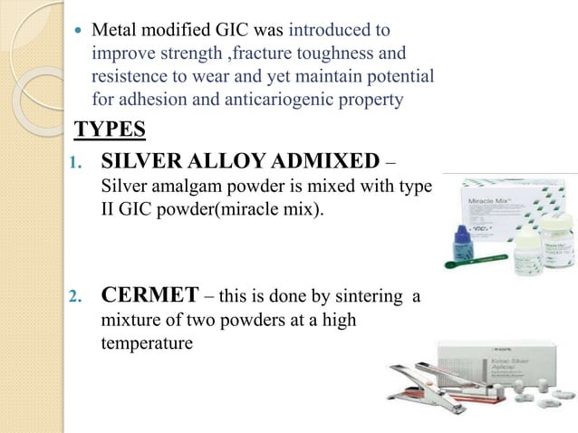 RECENT ADVANCES IN GIC.ppt glass ionomer cement | PPTX