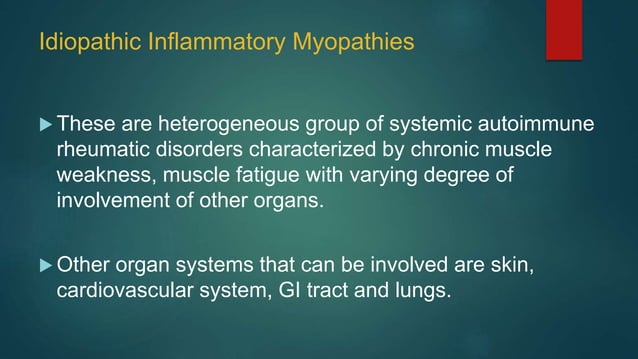 Recent advances in idiopathic inflammatory myopathies by Dr. Naman ...