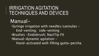 Recent advances in irrigation systems | PPTX