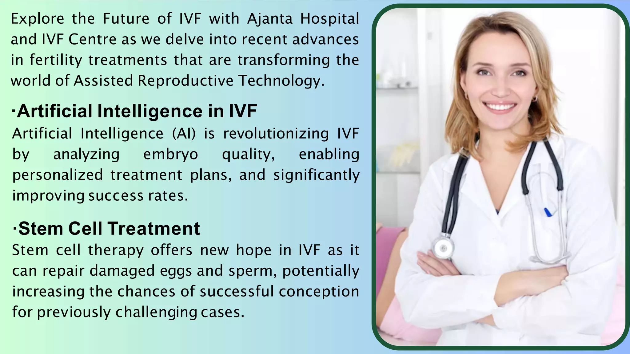 Recent Advances in IVF Treatment | PPTX