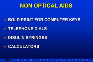 Recent advances in low vision aids | PPT