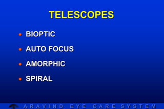 Recent advances in low vision aids | PPT