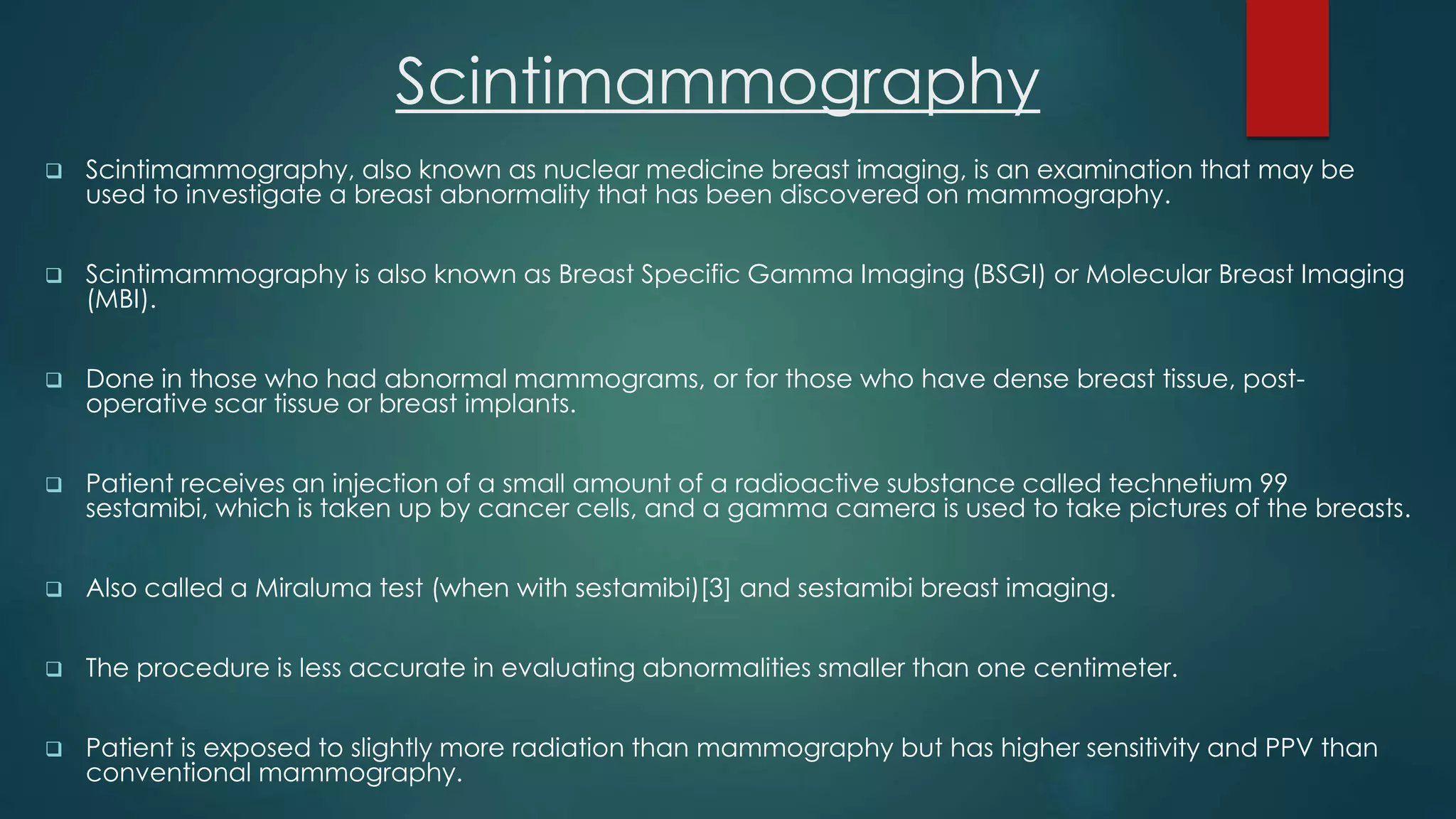 Recent advances in Mammography | PPTX