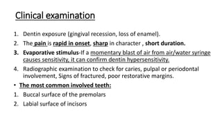 Recent advances in management of dental hypersensitivity | PPTX