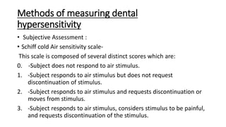 Recent advances in management of dental hypersensitivity | PPTX