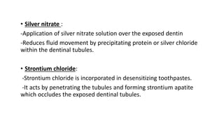 Recent advances in management of dental hypersensitivity | PPTX