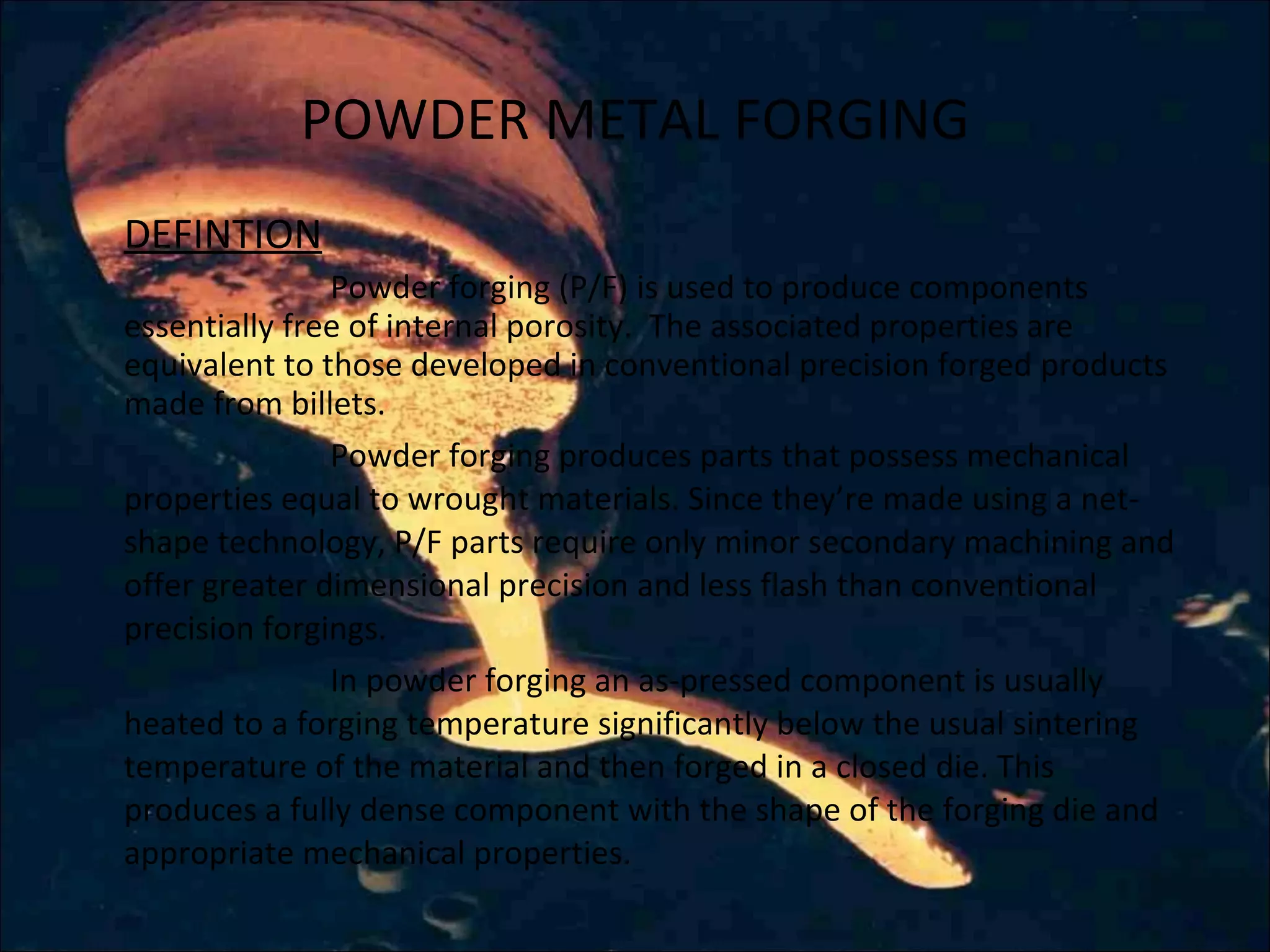 Recent advances in Metal Forming process | PPT