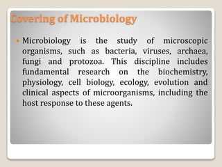 Recent advances in microbiology | PPTX