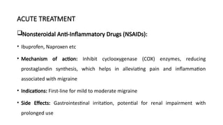 RECENT ADVANCES IN MIGRAINE THERAPY- Dr. Fatima.pptx