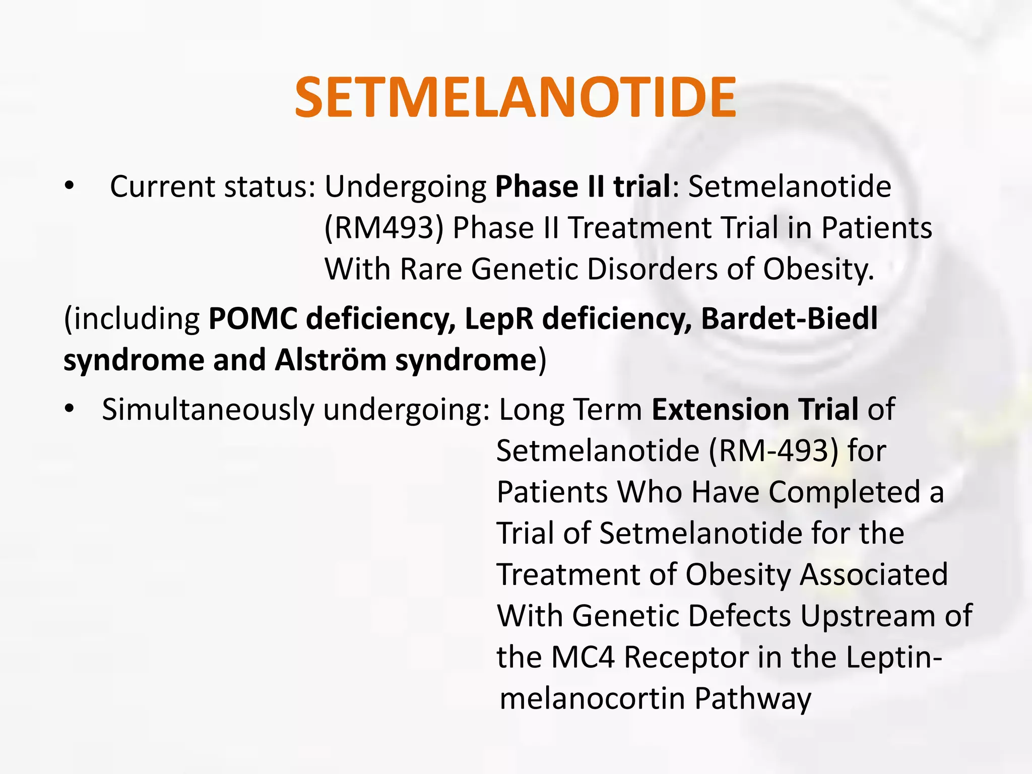 Recent Advances in Obesity Pharmacotherapy | PPTX