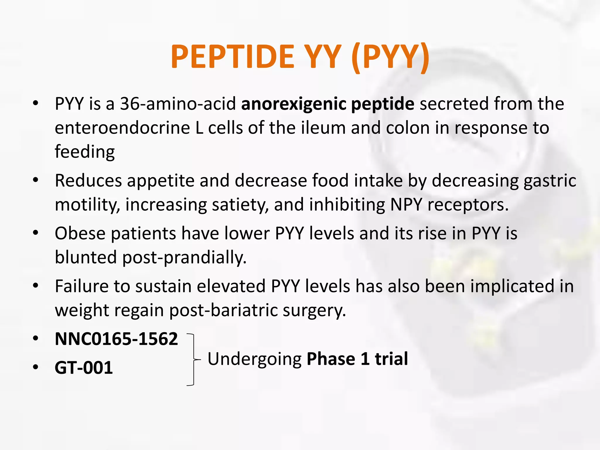 Recent Advances in Obesity Pharmacotherapy | PPTX