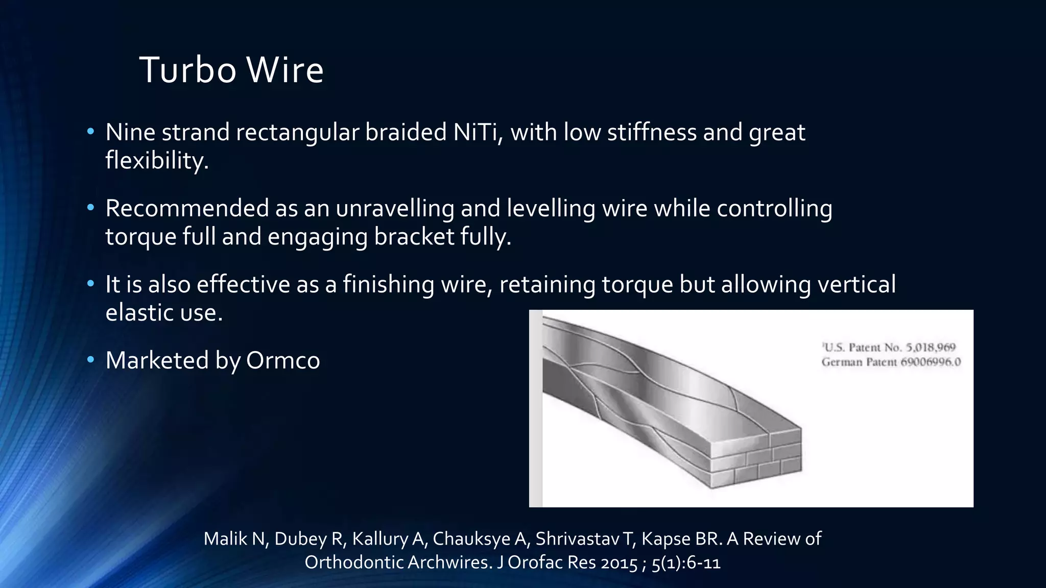 Recent advances in orthodontic archwires | PPTX