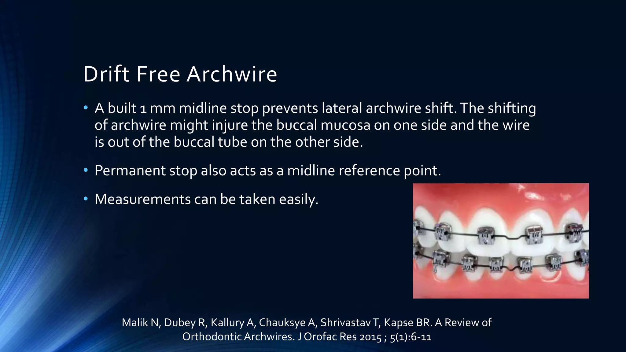 Recent advances in orthodontic archwires | PPTX