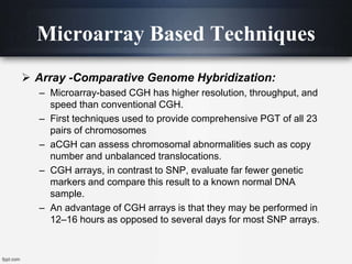 Recent advances in PGT | PPT