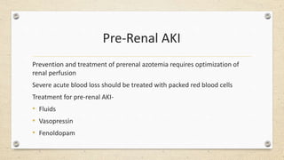 Recent advances in renal pharmacology | PPTX