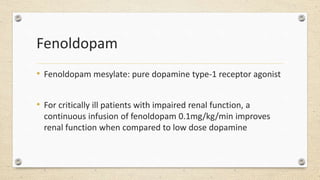 Recent advances in renal pharmacology | PPTX | Medical Health