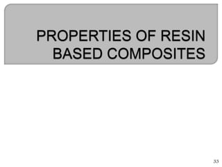 Resin based composites(Recent Advances) | PPTX