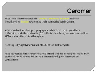 Resin based composites(Recent Advances) | PPTX