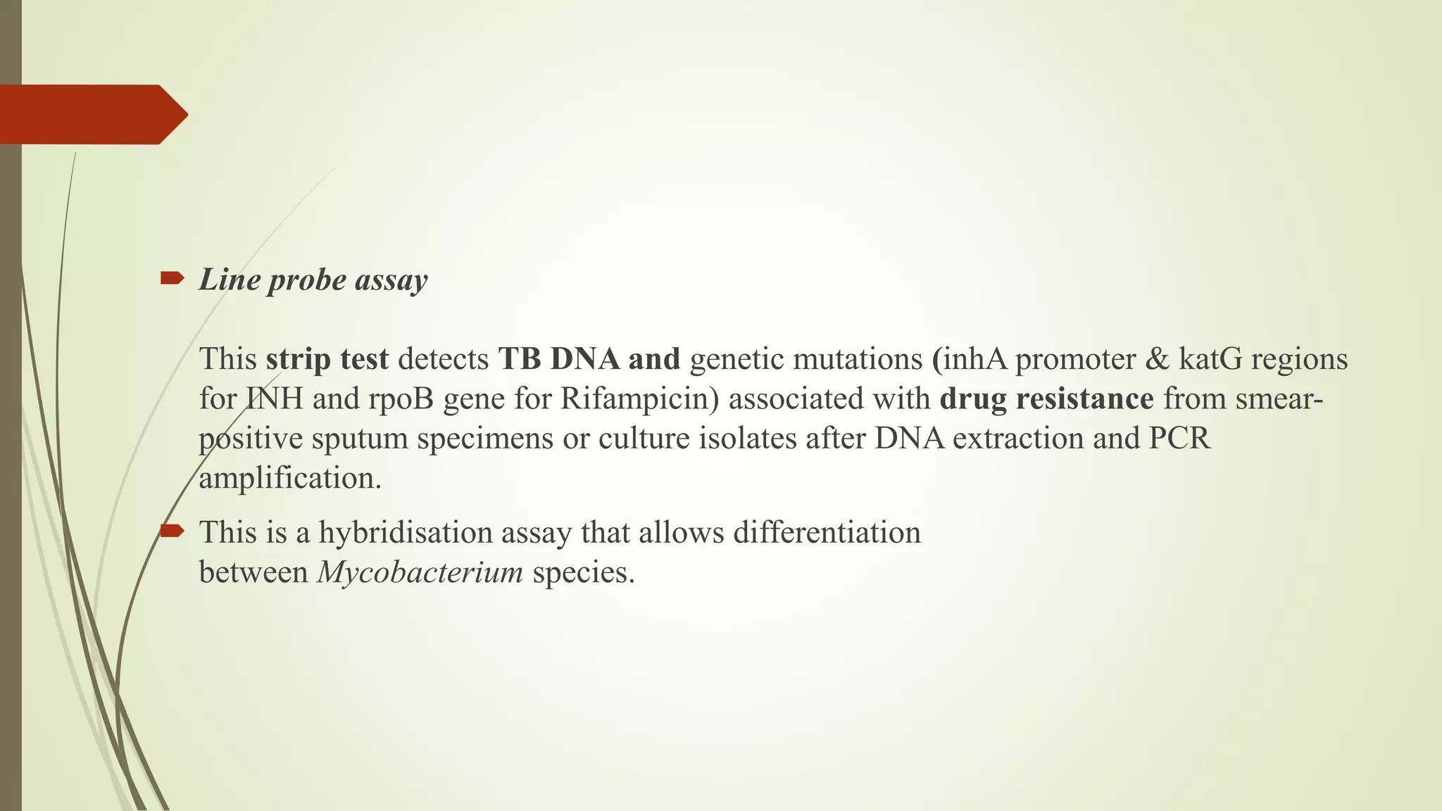 Recent advances in Tuberculosis diagnosis | PPTX