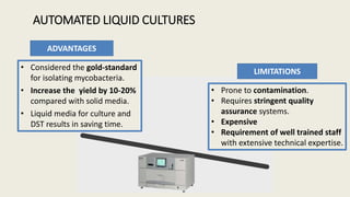 Recent advances in TB diagnosis | PPTX