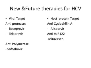 Recent advances in the management of viral hepatitis handout | PPT