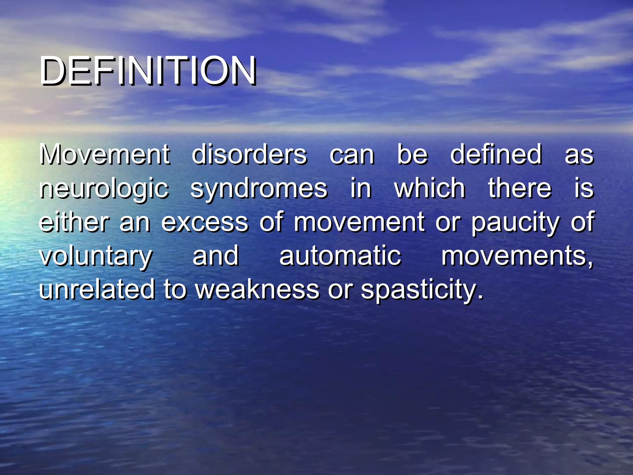 Recent advances in the mangement of extra pyramidal basal ganglia ...