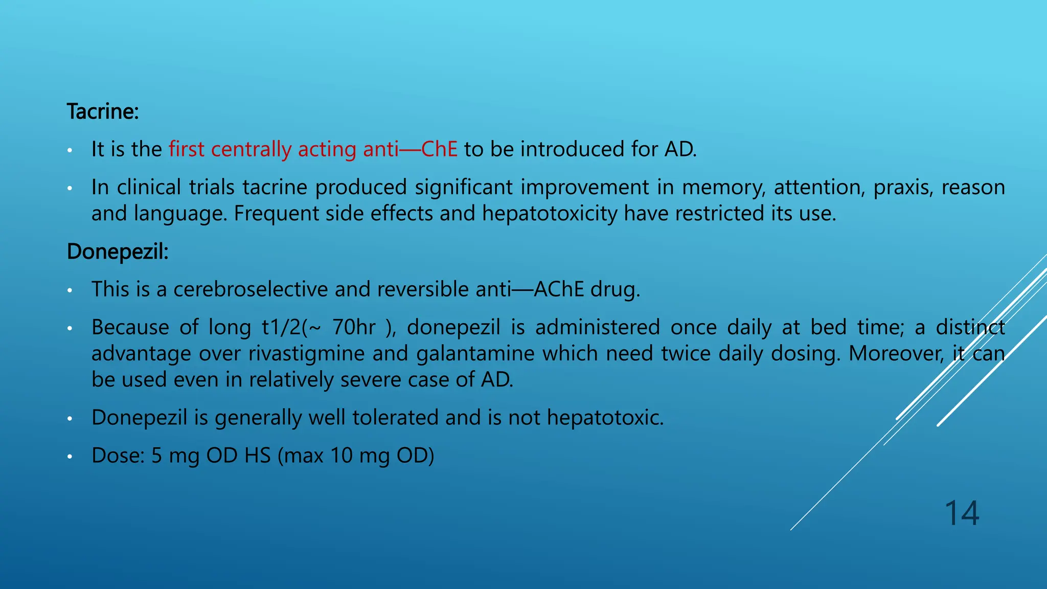 recent advances in the treatment of alzheimers disease.pptx