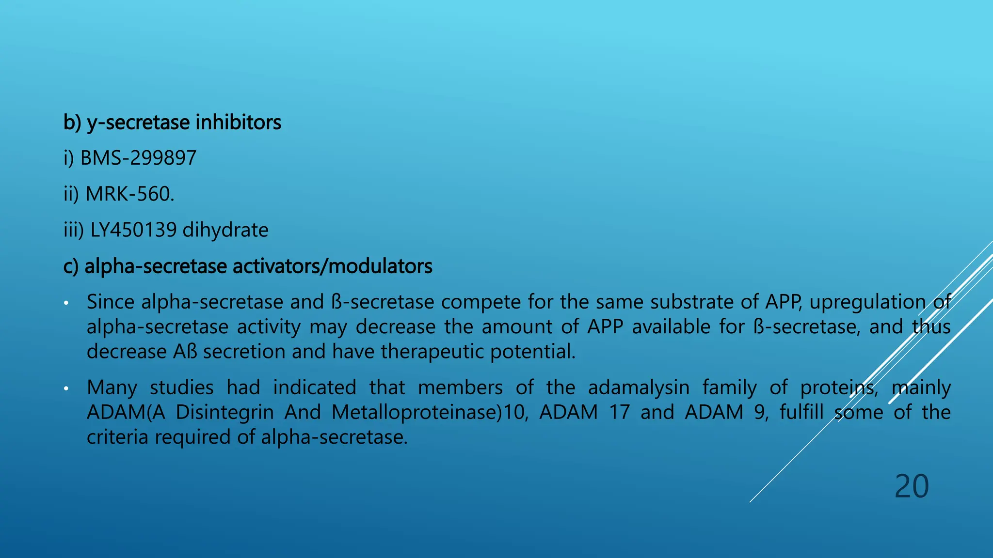 recent advances in the treatment of alzheimers disease.pptx