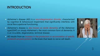 recent advances in the treatment of alzheimers disease.pptx
