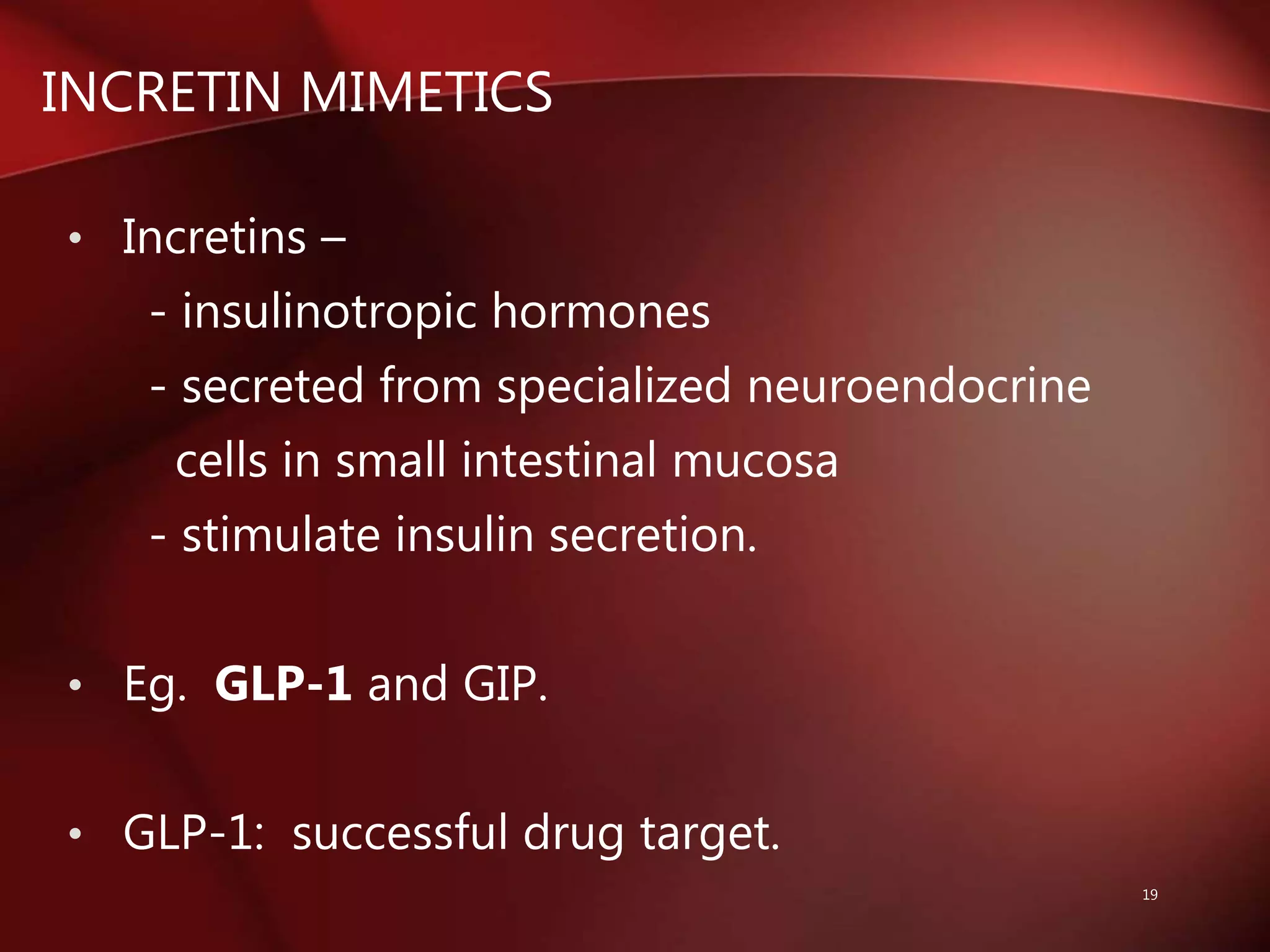 Recent advances in the treatment of diabetes mellitus | PPTX