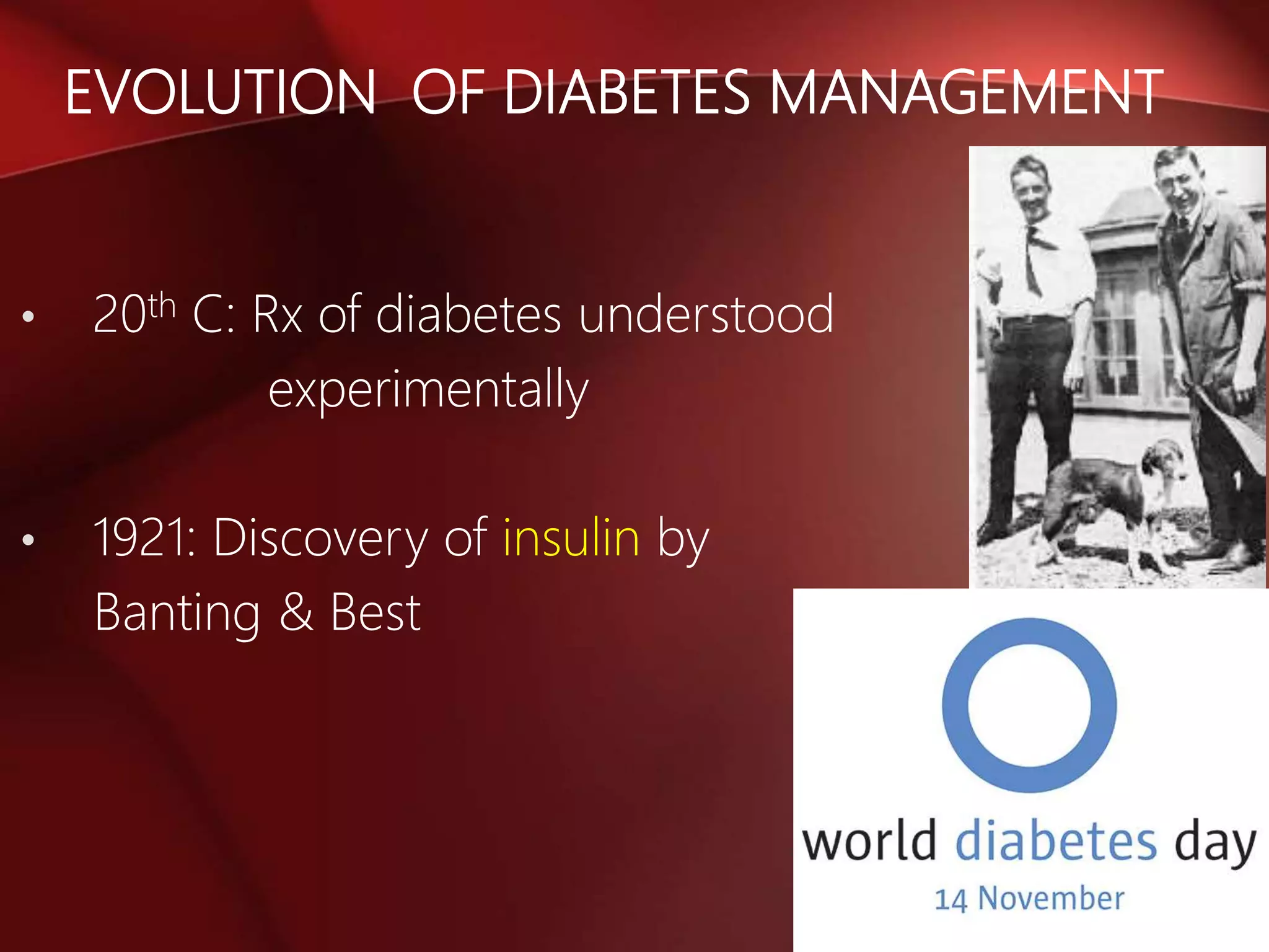Recent advances in the treatment of diabetes mellitus | PPTX