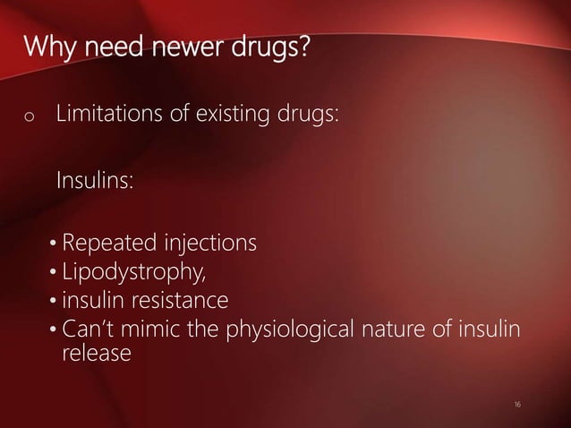 Recent advances in the treatment of diabetes mellitus | PPTX ...