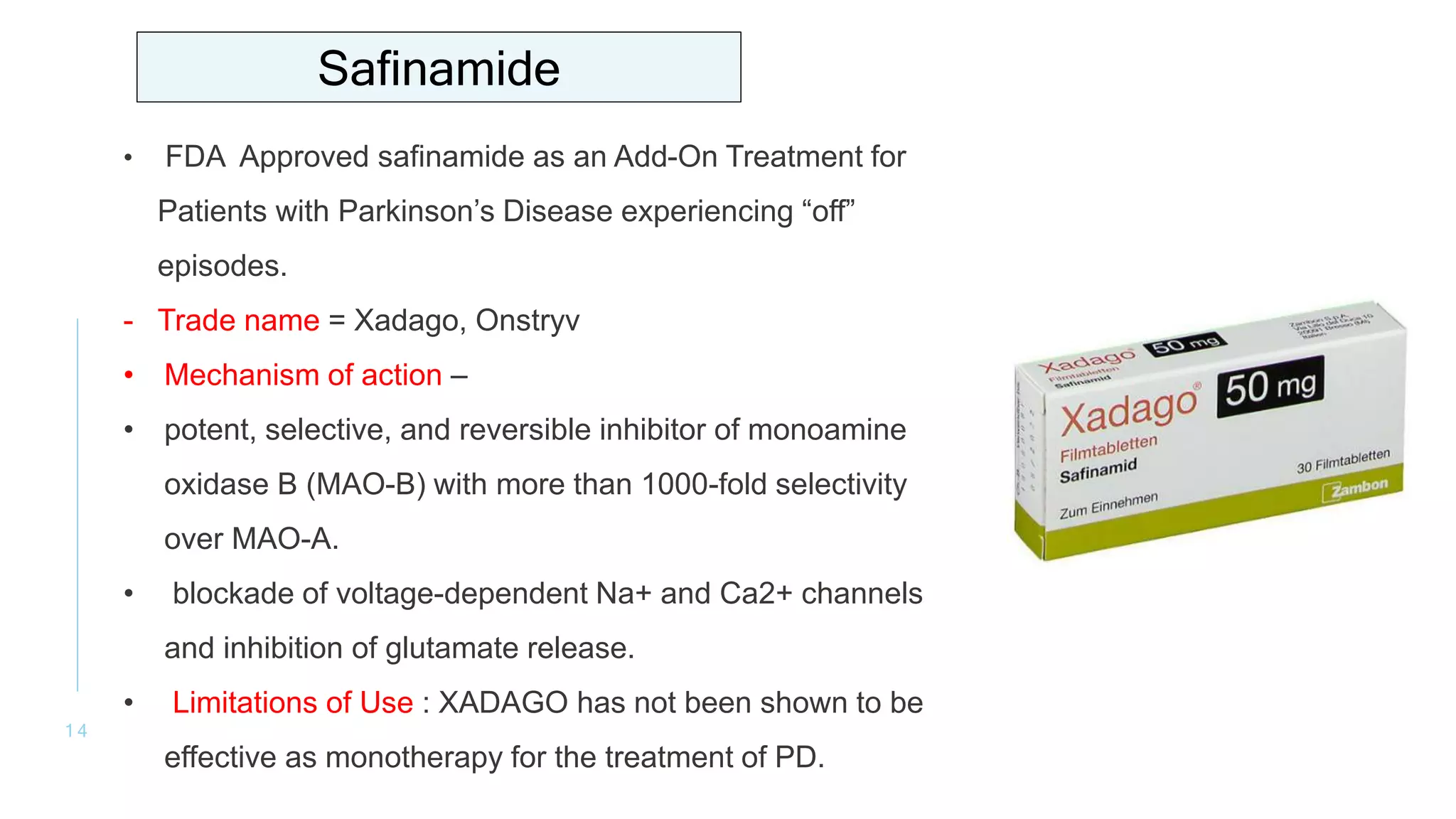 RECENT ADVANCES IN THE TREATMENT OF PARKINSON’S DISEASE.pptx