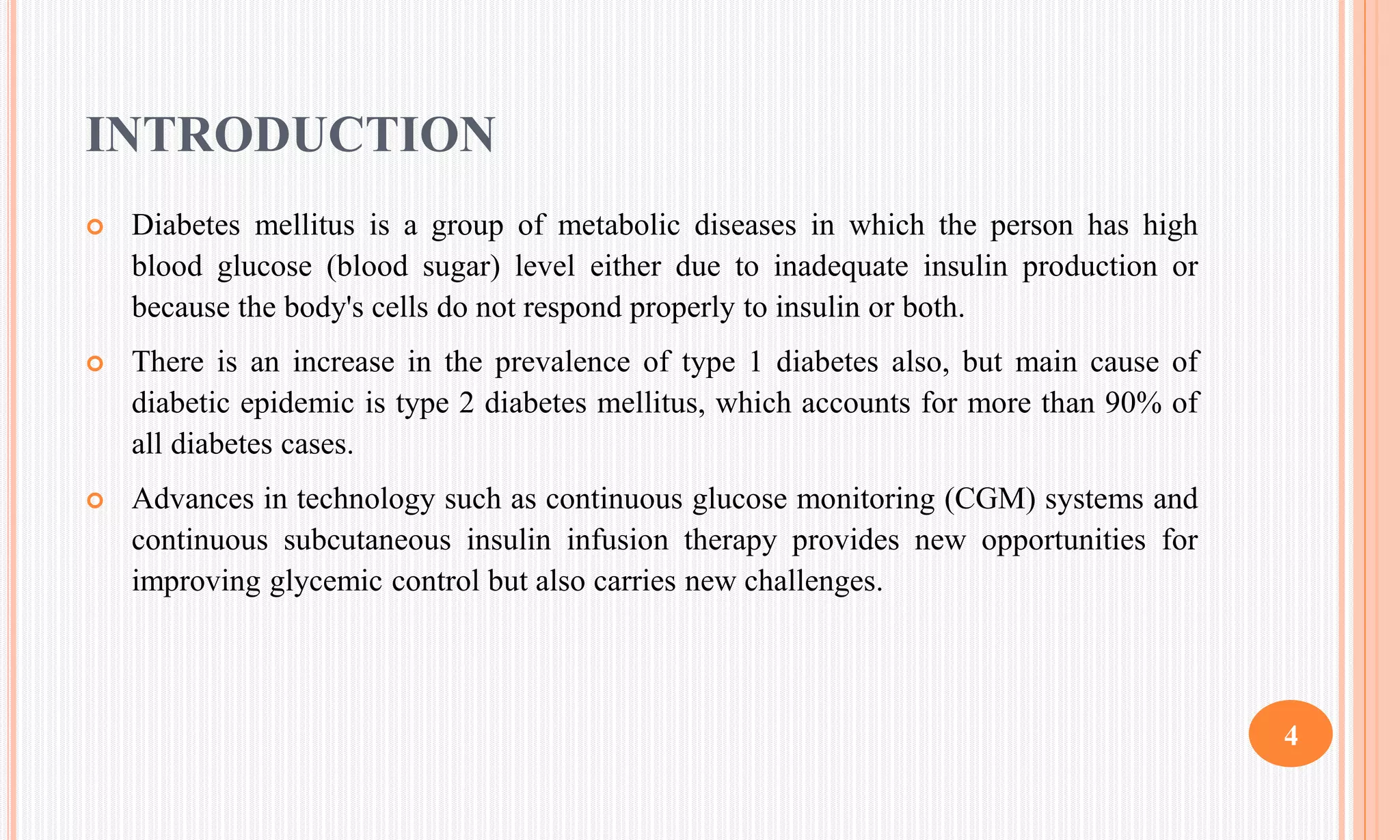 RECENT ADVANCES IN TREATMENT OF DIABETES MELLITUS | PPTX